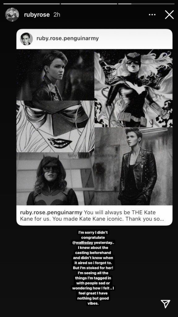 Batwoman: Ruby Rose Congratulates New Kate Kane Wallis Day
