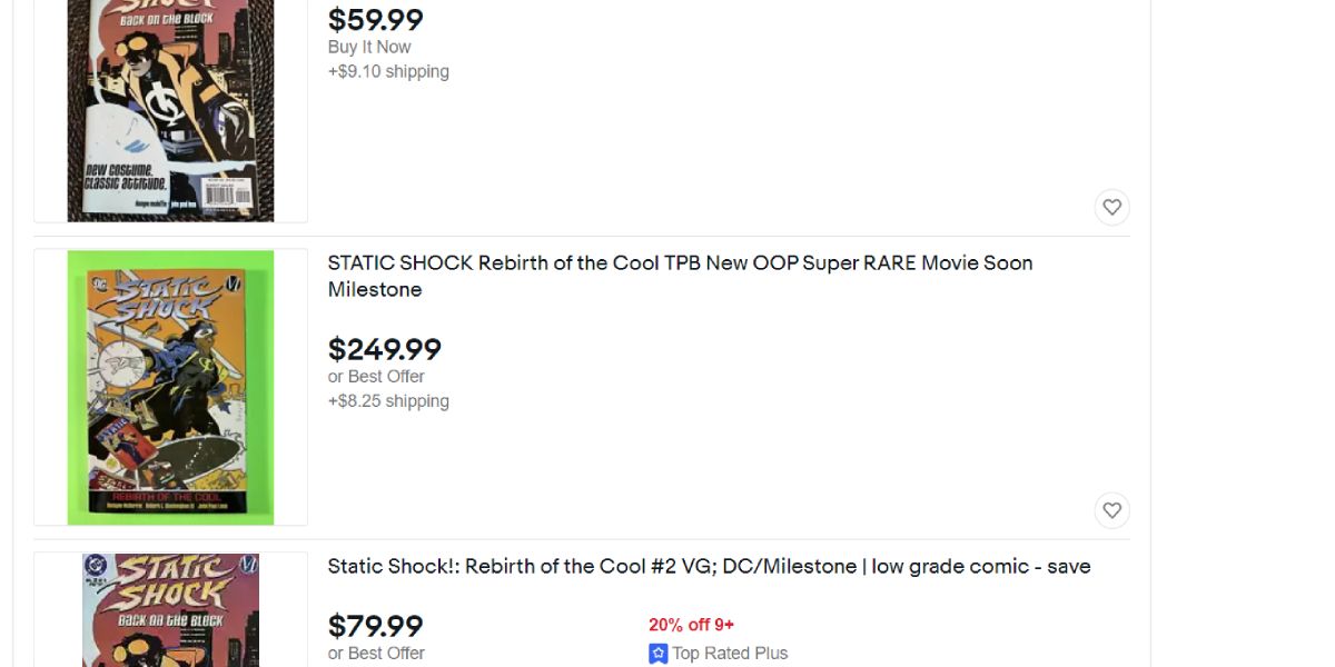 Static Shock: Rebirth of the Cool NEEDS a New Printing