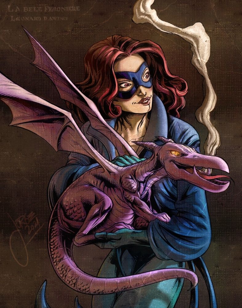 Comic Book Characters Star in Famous Paintings