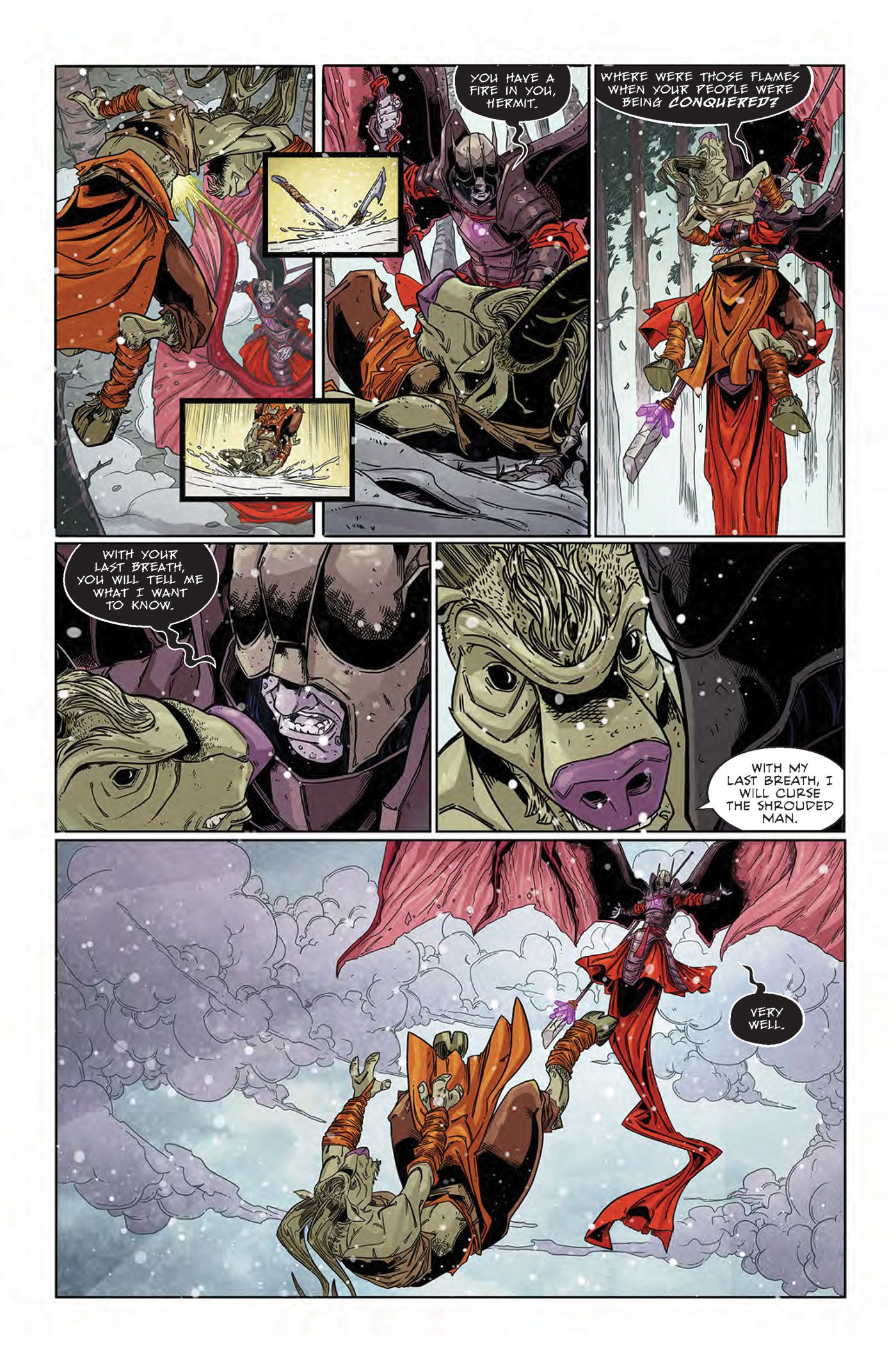 Canto Is Haunted by the Shrouded Man in Canto III: Lionhearted #1 ...