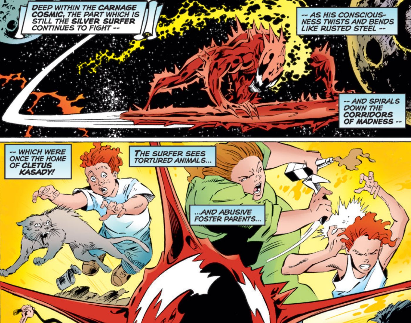Carnage: How Spider-Man's Deadliest Foe Took Over the Silver Surfer