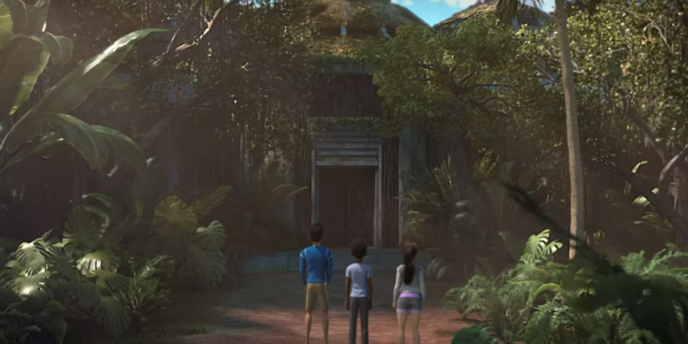 Jurassic World: Camp Cretaceous Rediscovers the Original Welcome Center