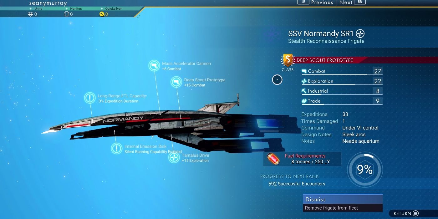 No Man's Sky: How To Get the Normandy From Mass Effect