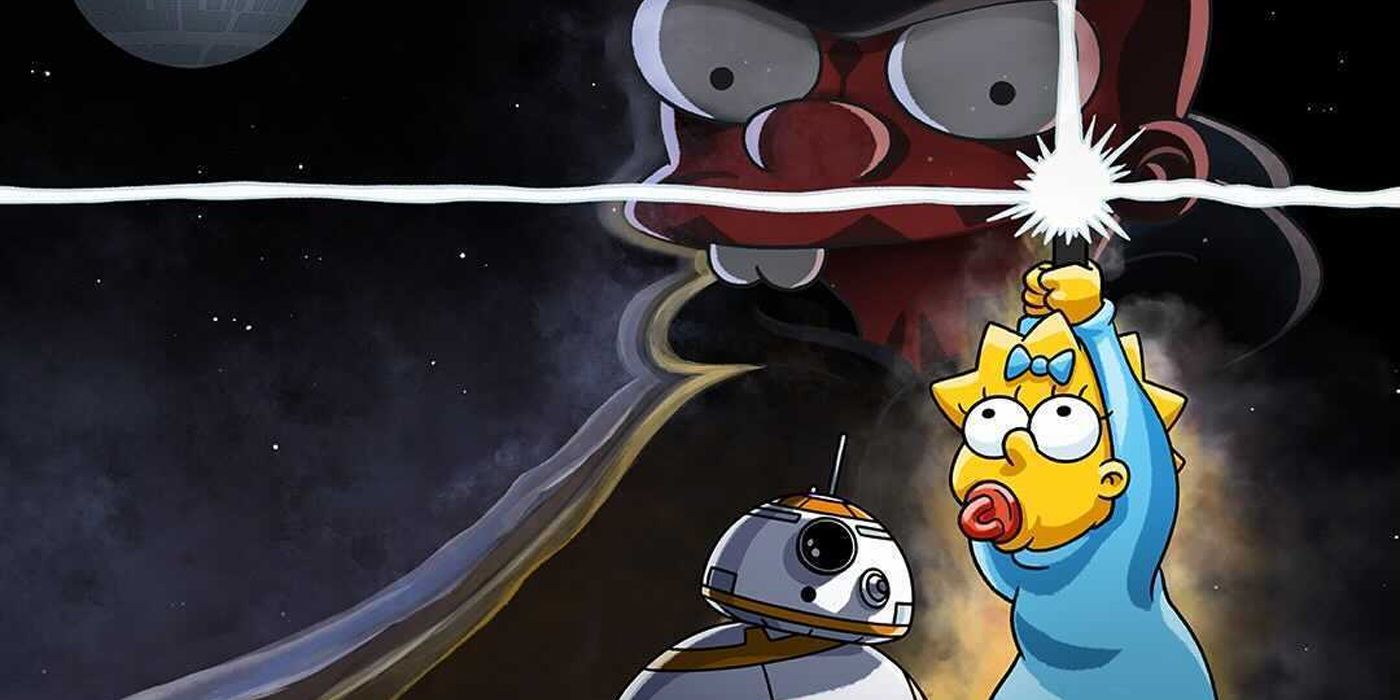 Star Wars and The Simpsons Collide in New Disney+ Short