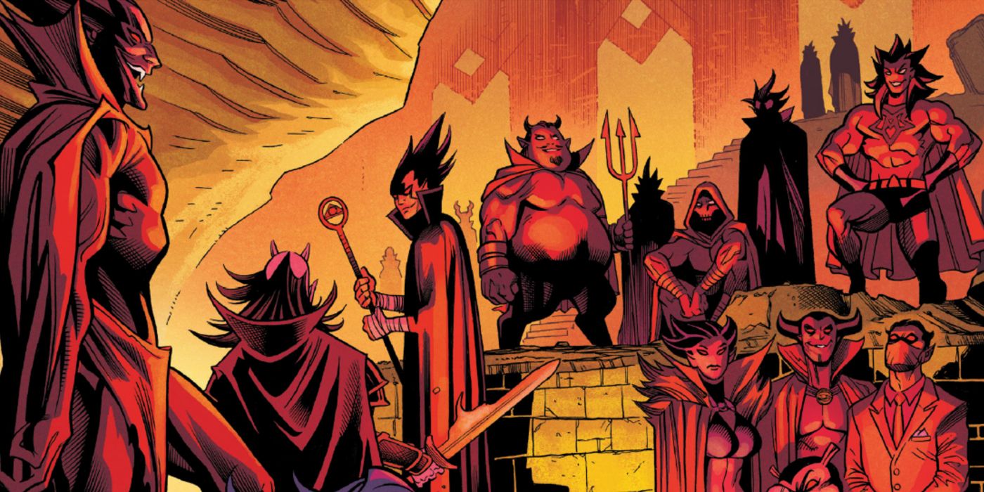 Avengers: Mephisto and His Coucnil of Red Are Marvel's Darkest Army