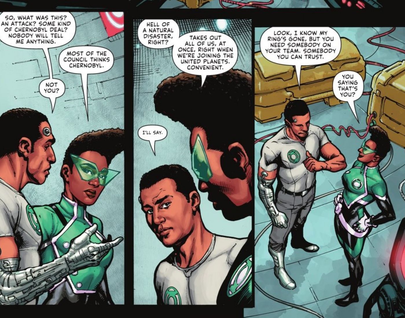 Green Lantern Gives a Former Justice League Hero a New Weapon