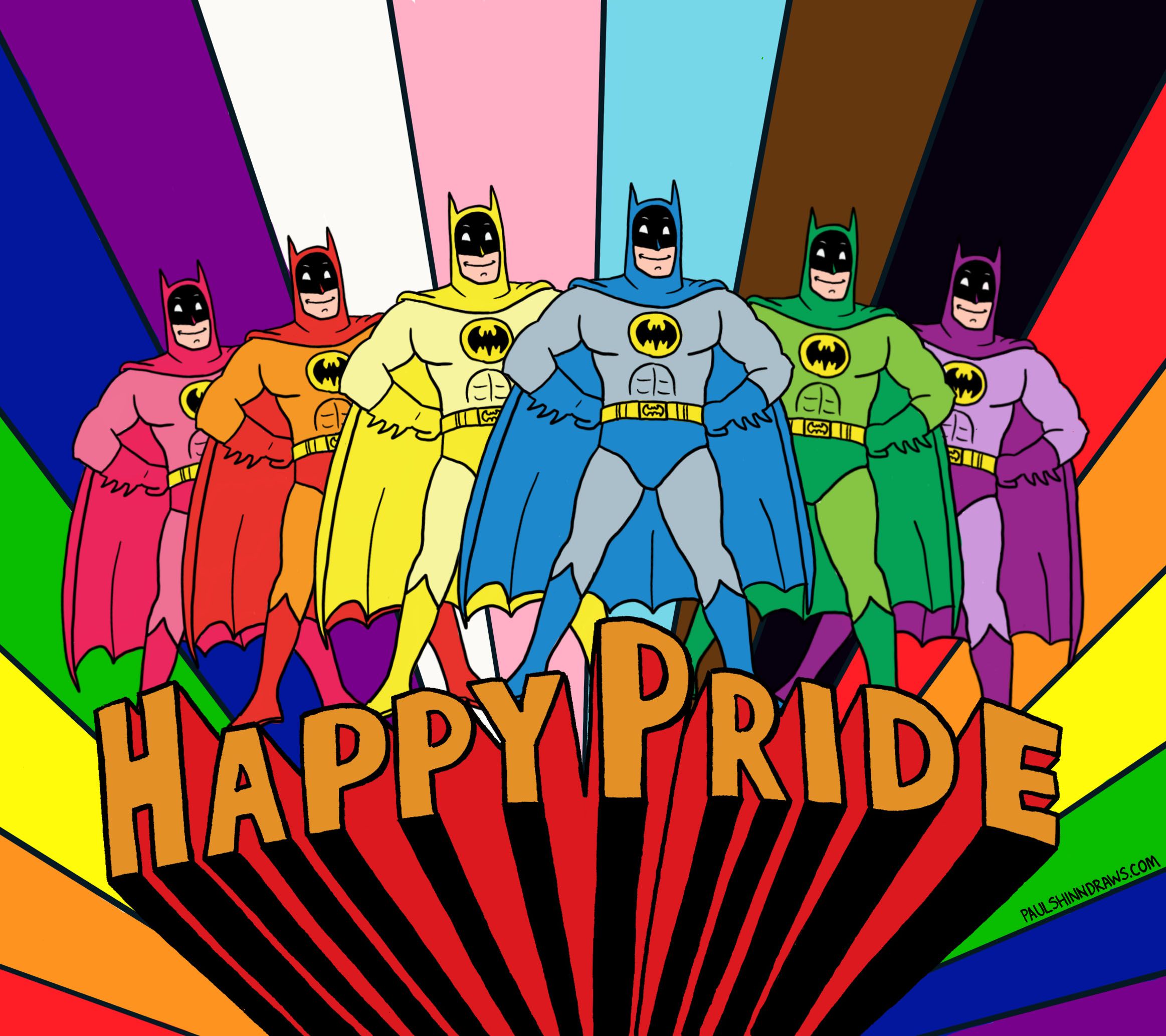 Line it is Drawn: Comic Book Character Head to the Pride Parade