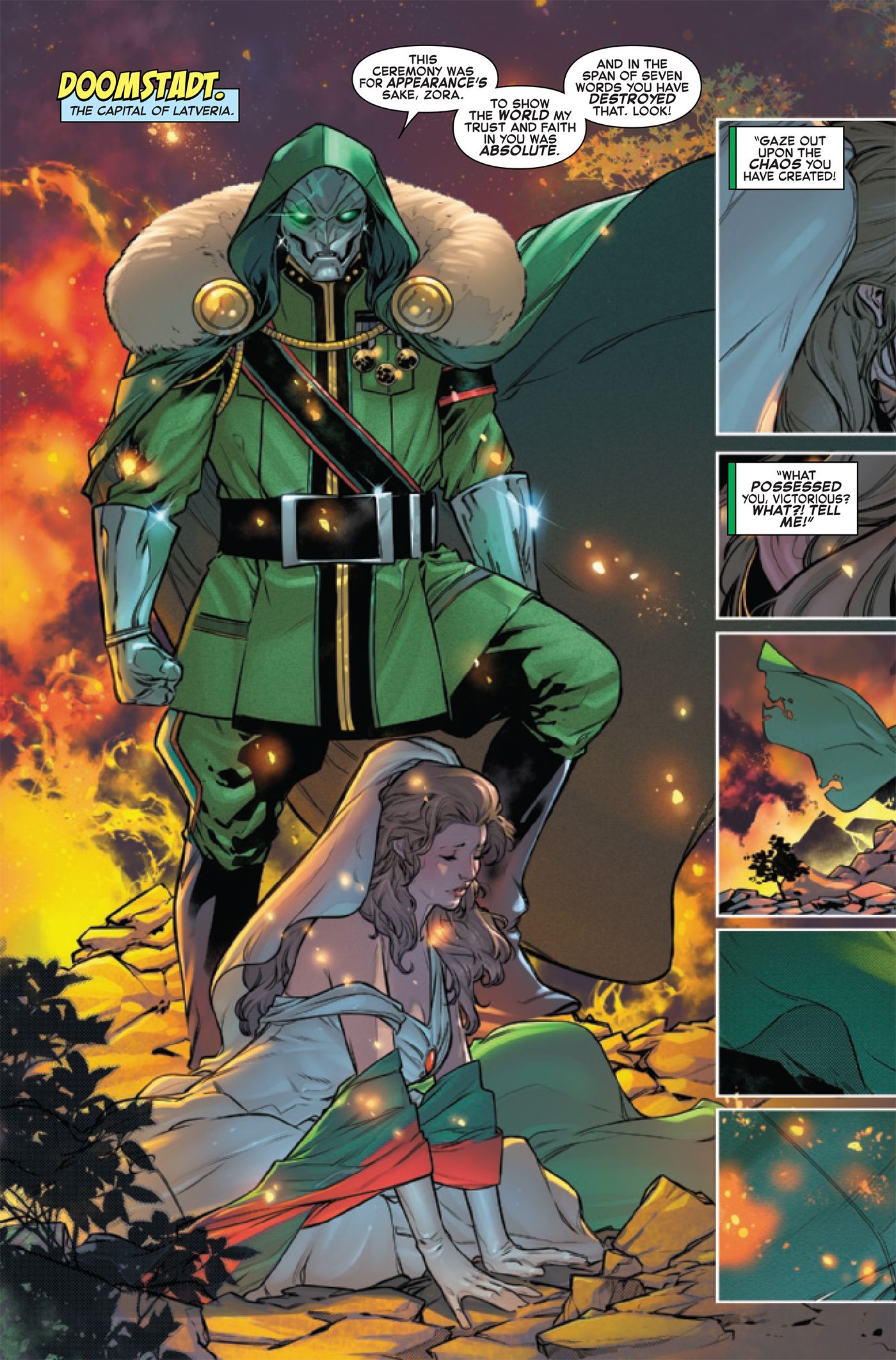 Doctor Doom Vows Revenge on the Fantastic Four For His Ruined Wedding