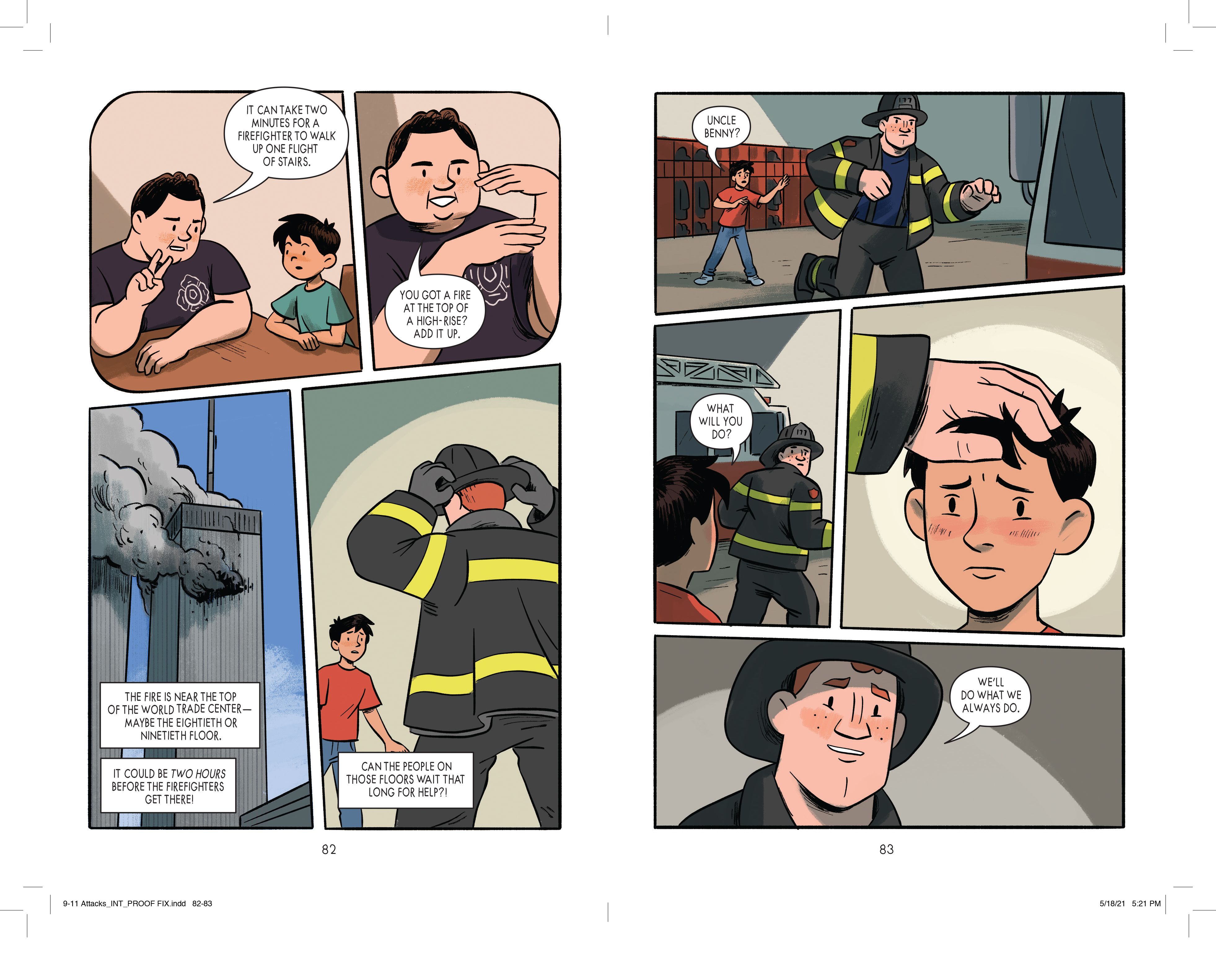 A Young Boy Learns What It Means to Be a Hero in 9/11 Graphic Novel ...