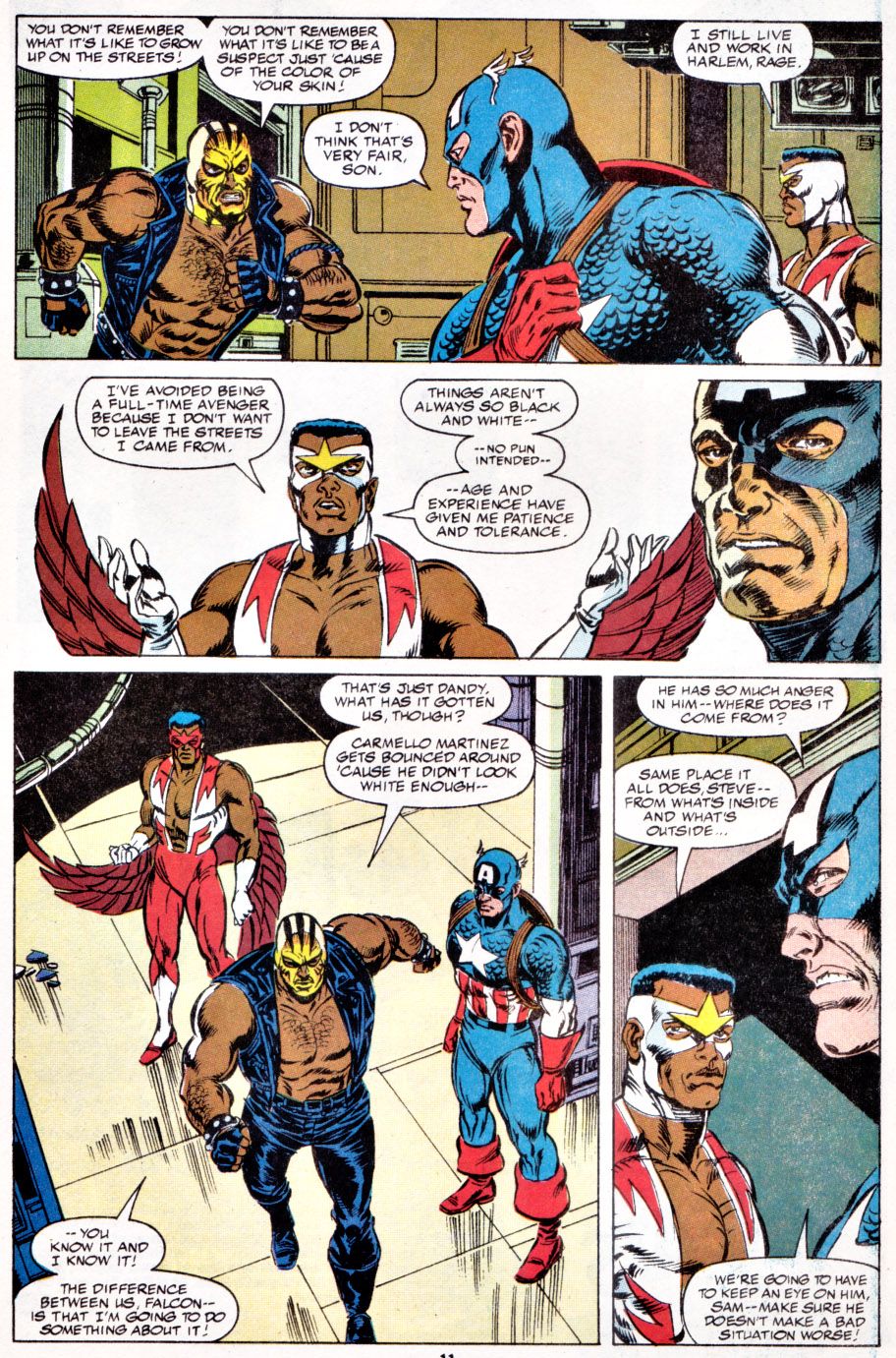 Captain America Gave the Avengers' Rage a Lecture On Racism - It Went ...