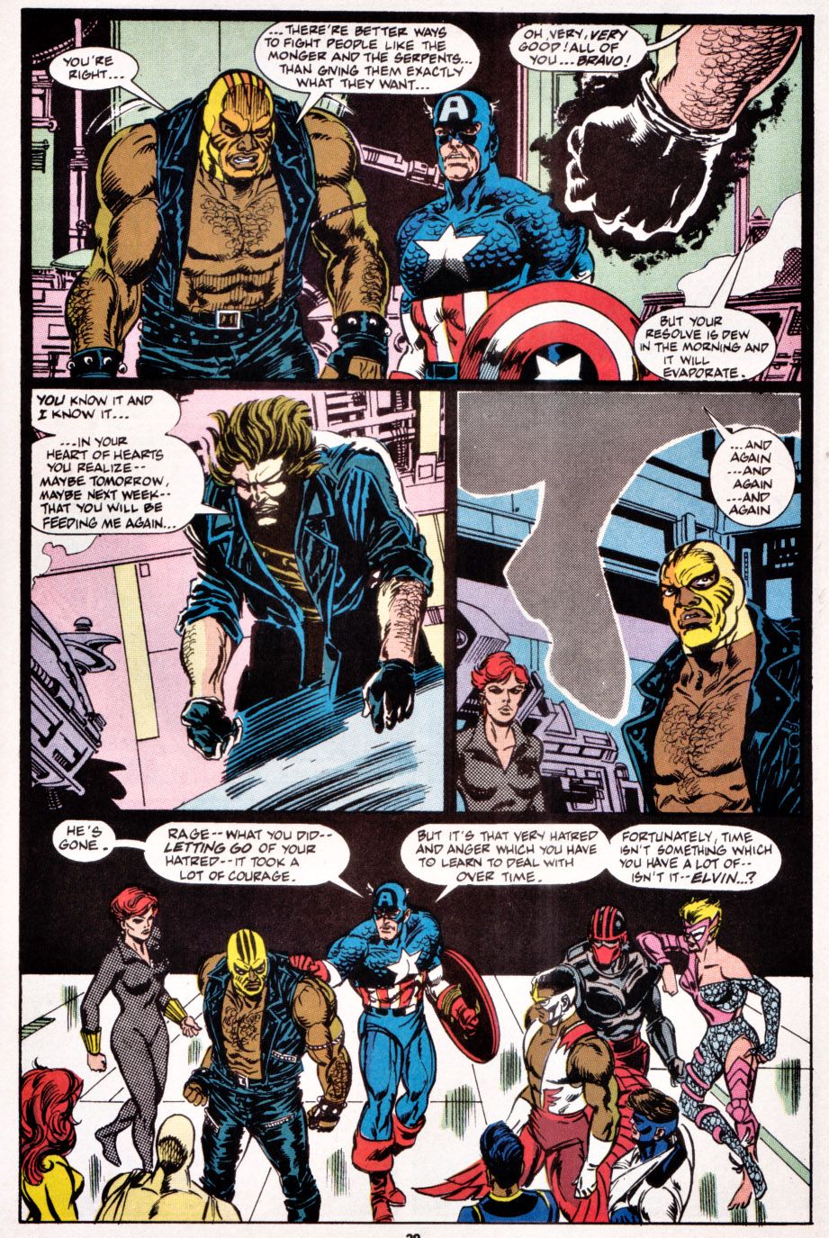 Captain America Gave the Avengers' Rage a Lecture On Racism - It Went ...