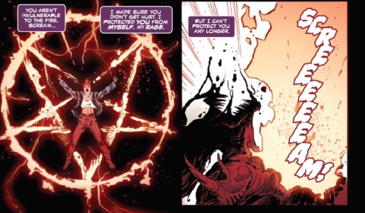 Extreme Carnage Turns the Scream Symbiote Host Into a Hellish Hero