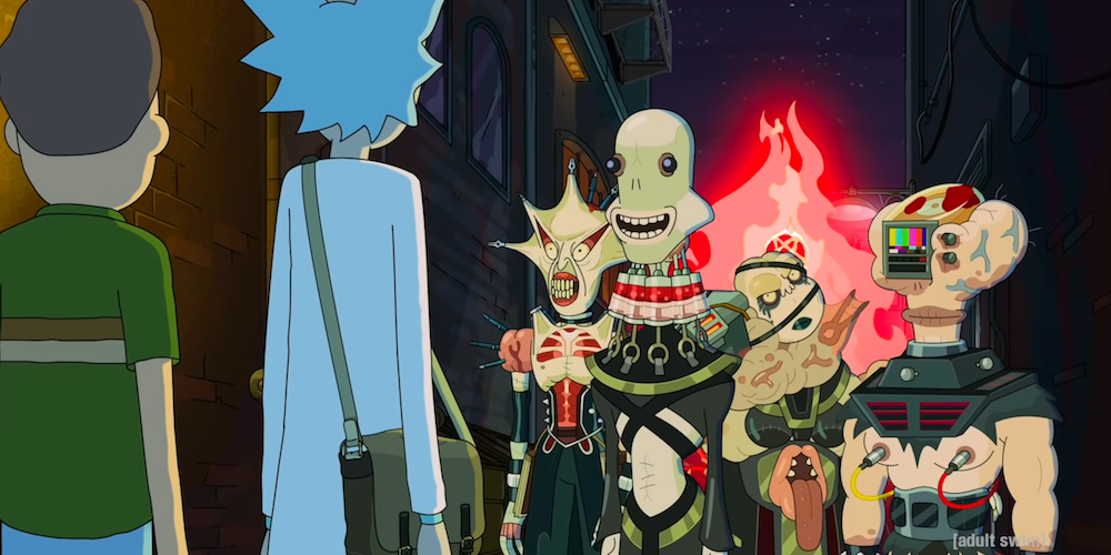 Rick and Morty Homages Clive Barker's Hellraiser