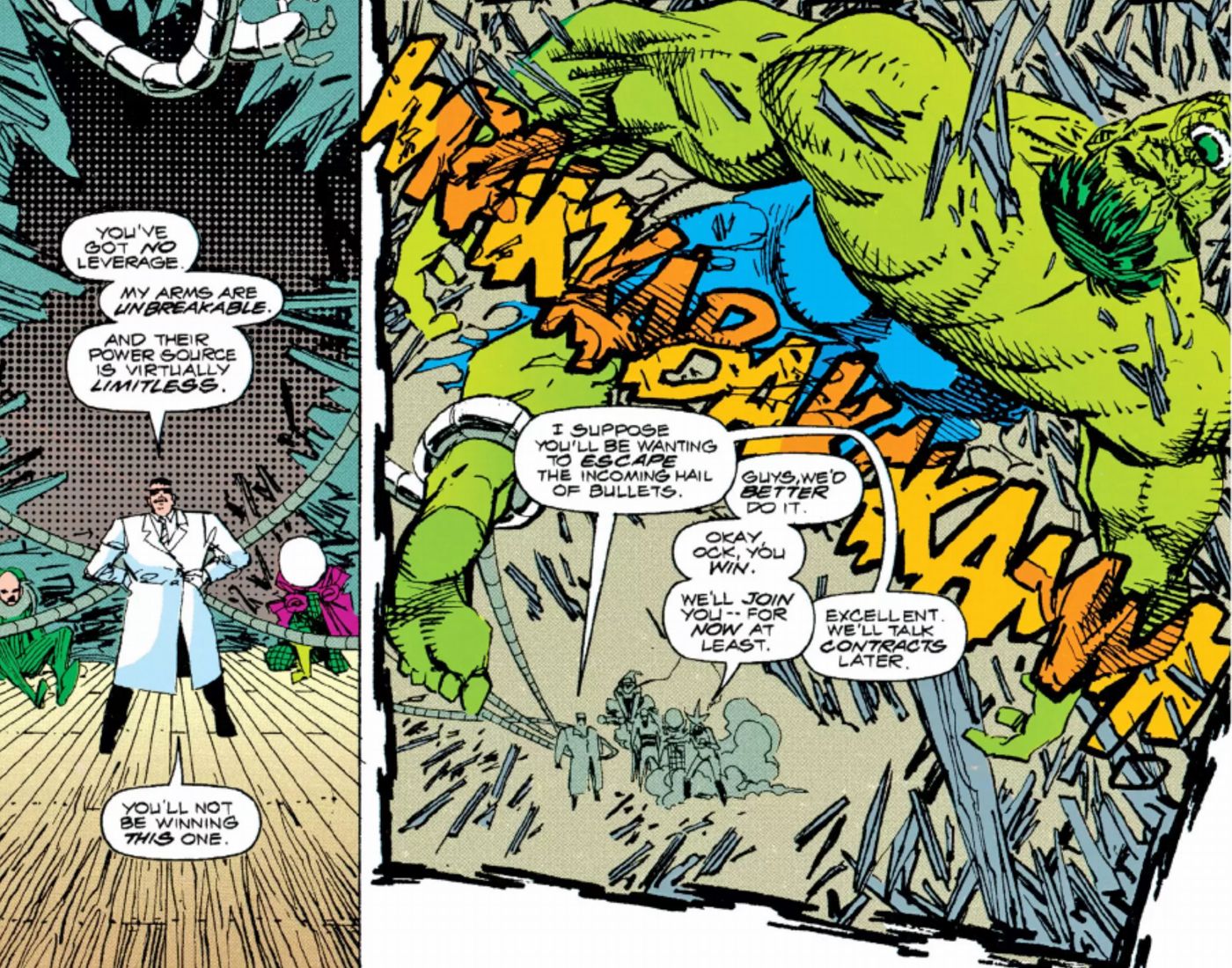 Spider-Man: The Hulk Was Wrecked by Doctor Octopus’ Adamantium Arms