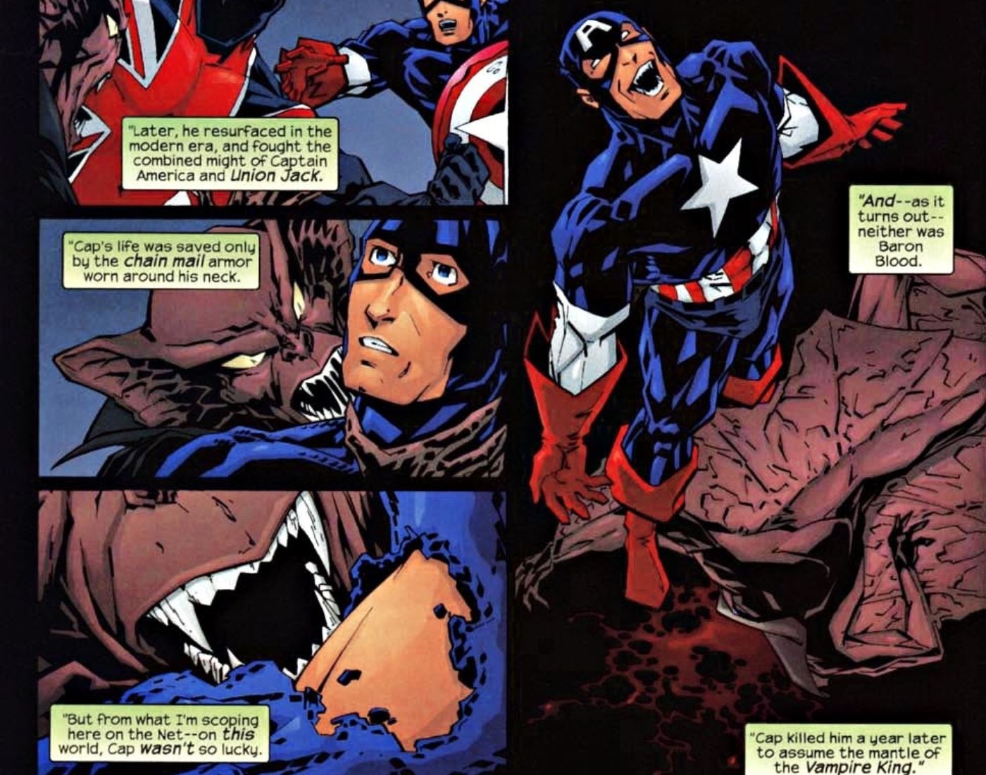 Captain America Vs Vampire Bloody R Rated Marvel Event Introduces The