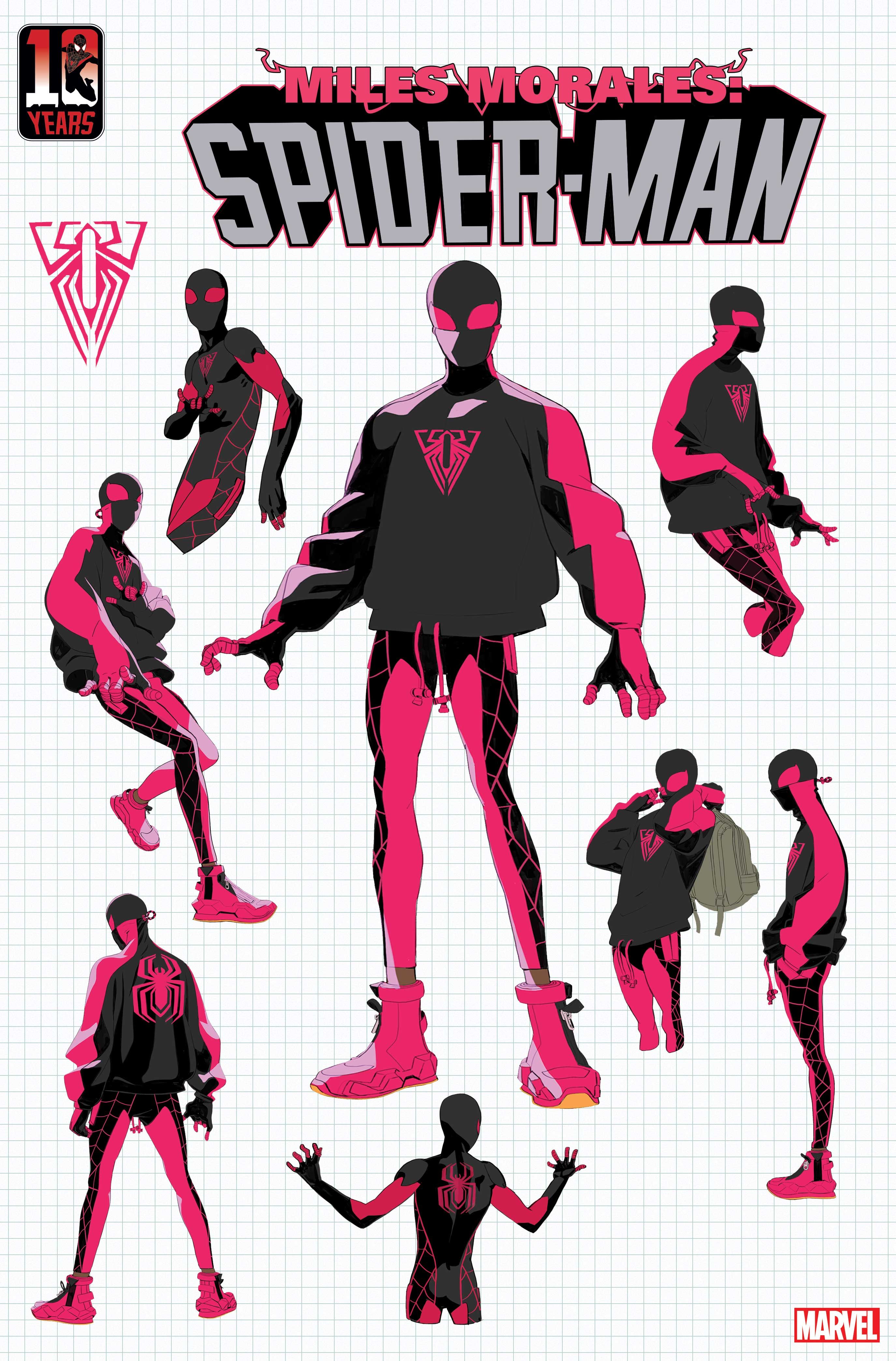 Miles Morales' Tenth Anniversary Covers Celebrate Spider-Man's New Costume