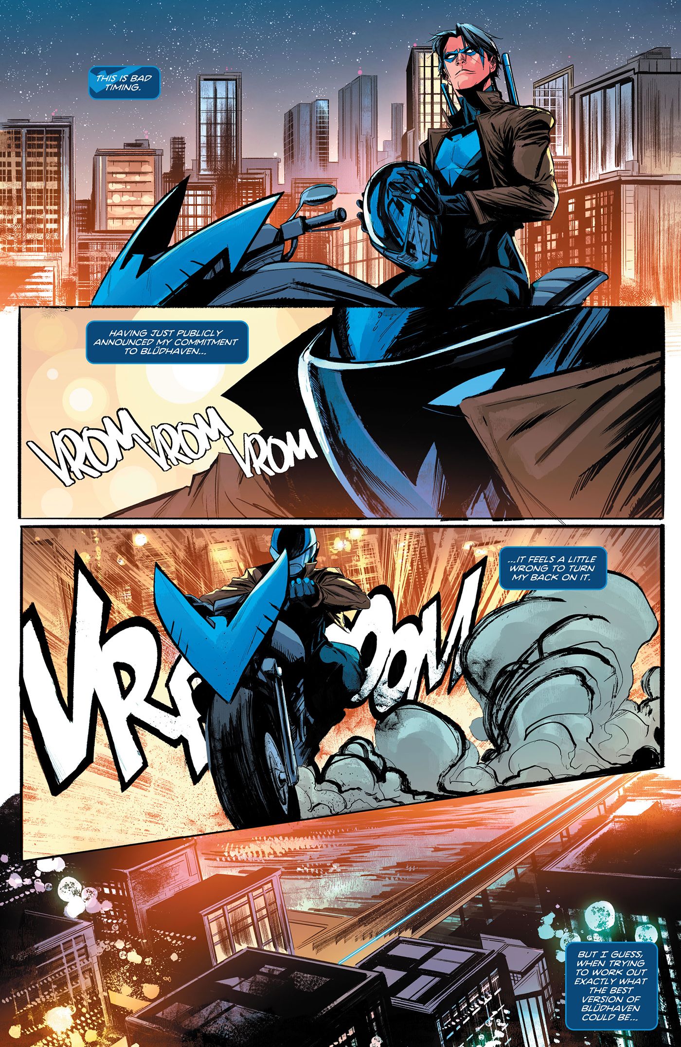 Nightwing #84 Preview Sends Dick Grayson Back to Gotham