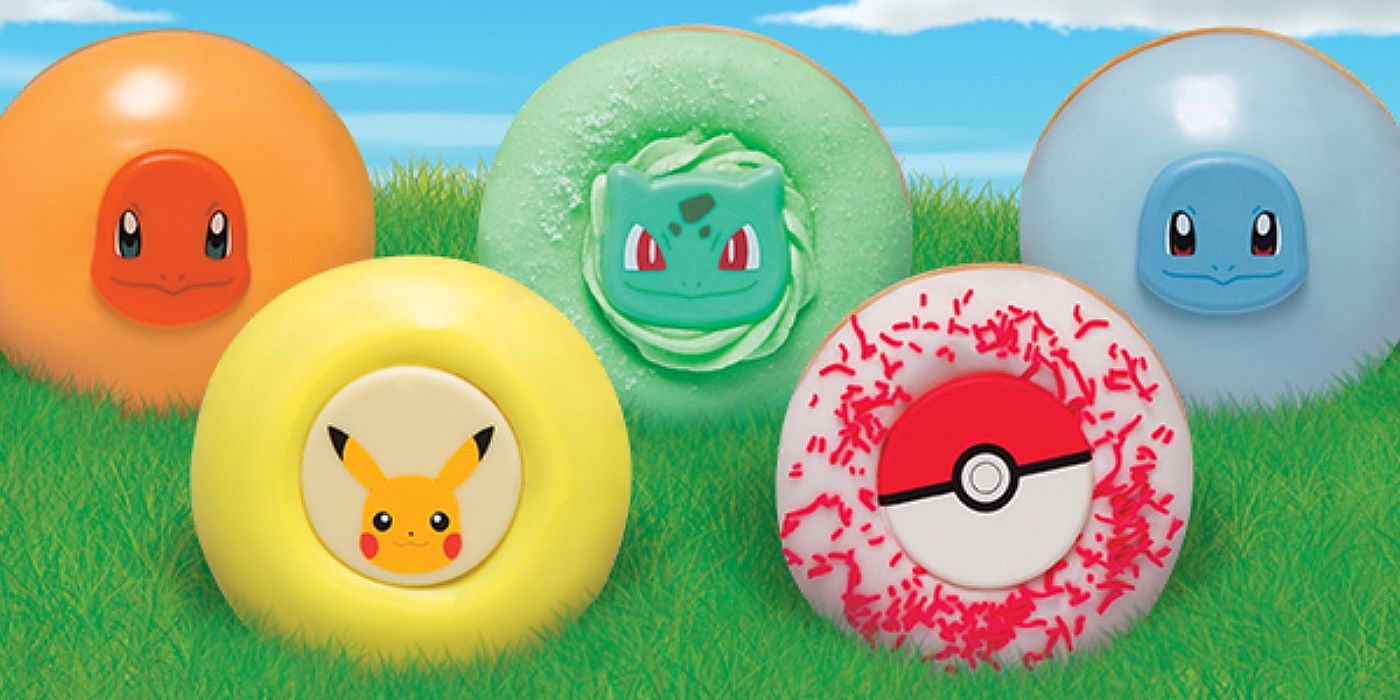 Gen 1 Pokémon Starters Return as Krispy Kreme Donuts