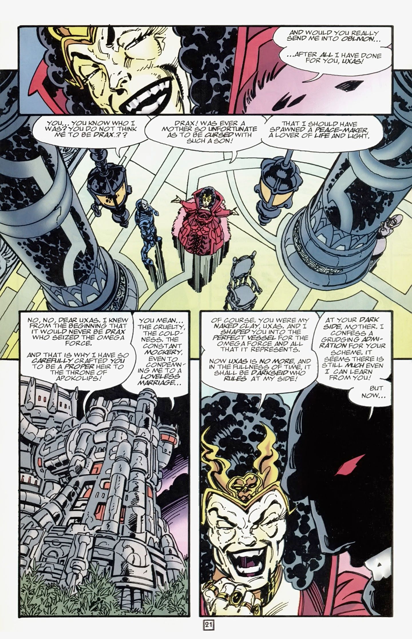 How Did Darkseid Get His Omega Beam Powers?