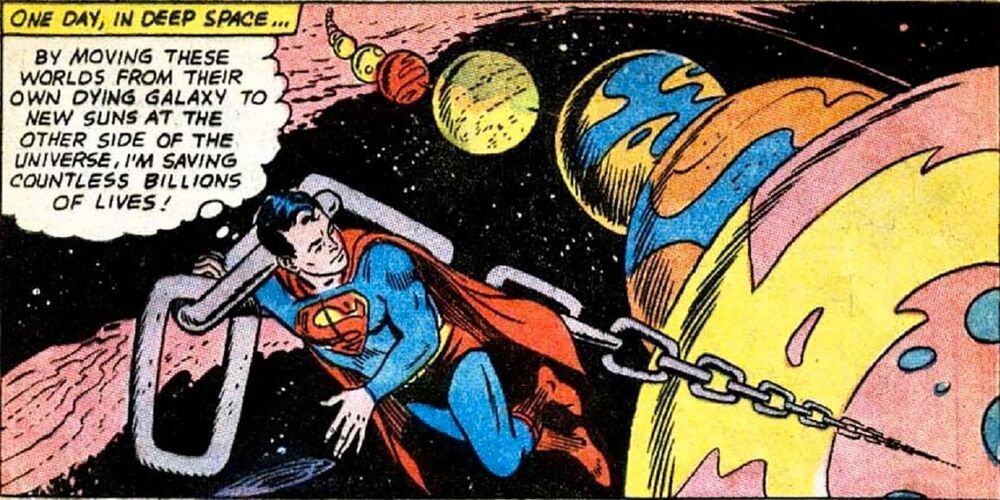 10 Over-The-Top Feats Of Strength By Heroes In Classic DC Comics