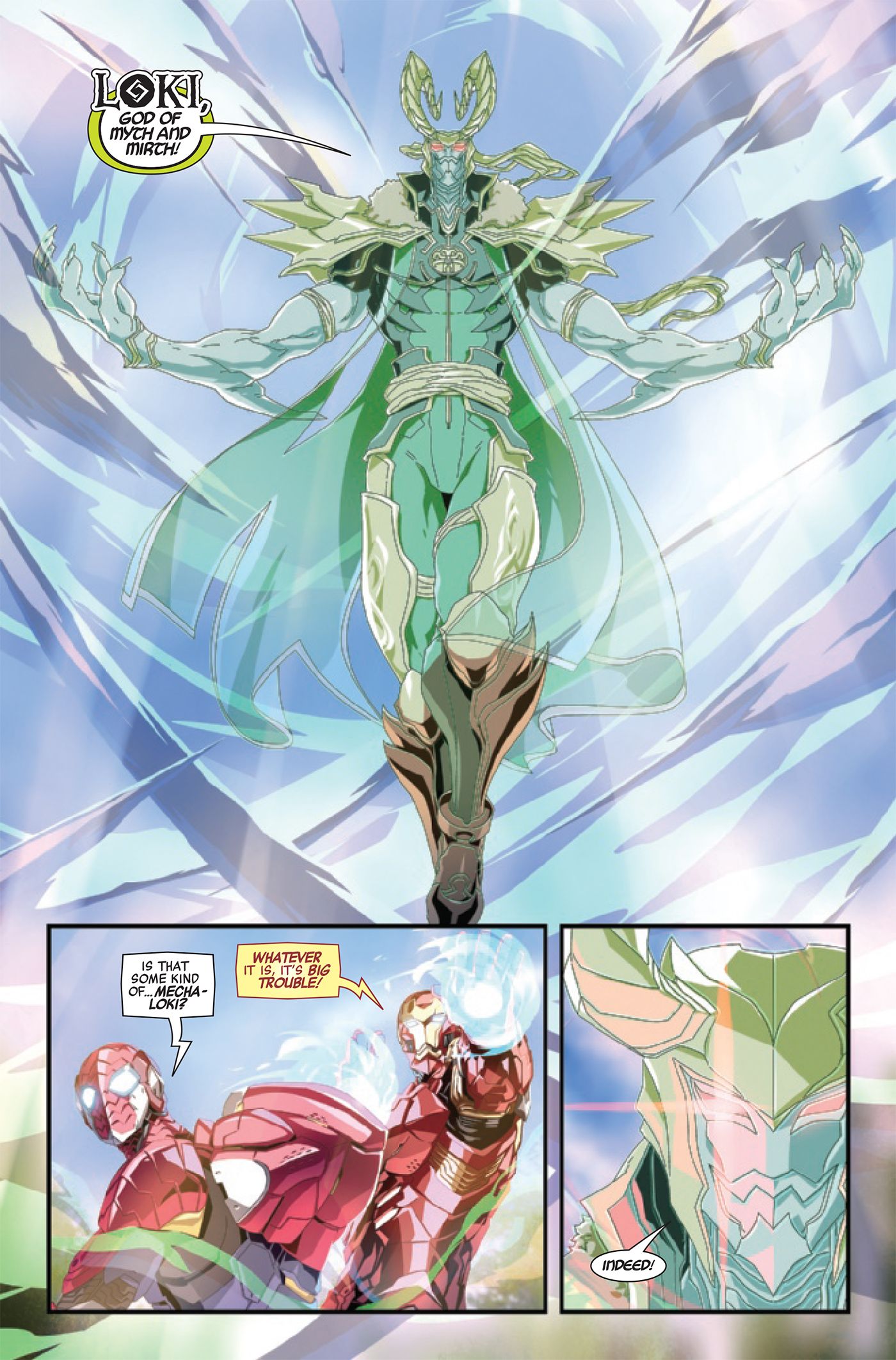 Marvel Introduces Loki's Mecha Incarnation in Tech-On Avengers