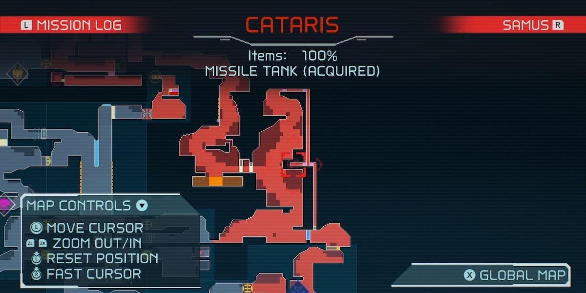 Metroid Dread Cataris Item Guide