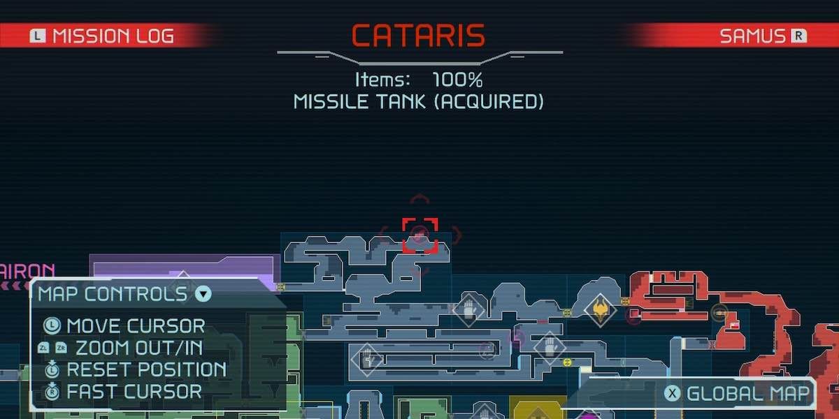 Metroid Dread Cataris Item Guide