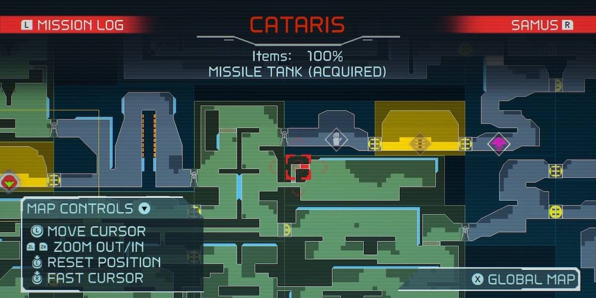Metroid Dread Cataris Item Guide