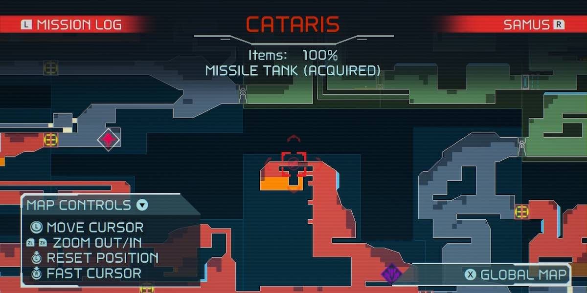 Metroid Dread Cataris Item Guide