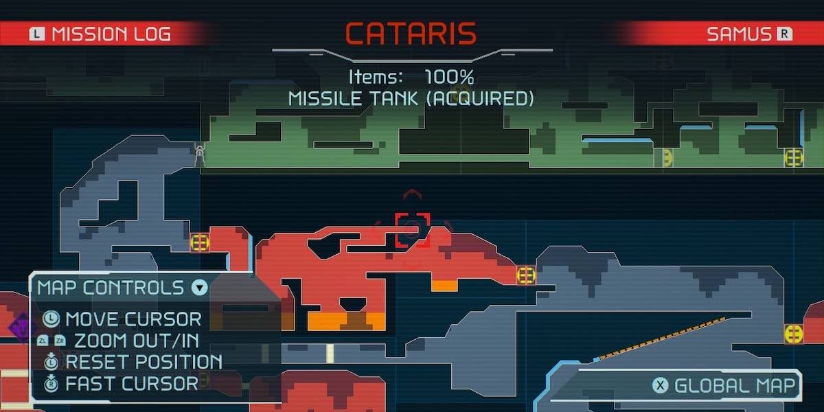 Metroid Dread Cataris Item Guide