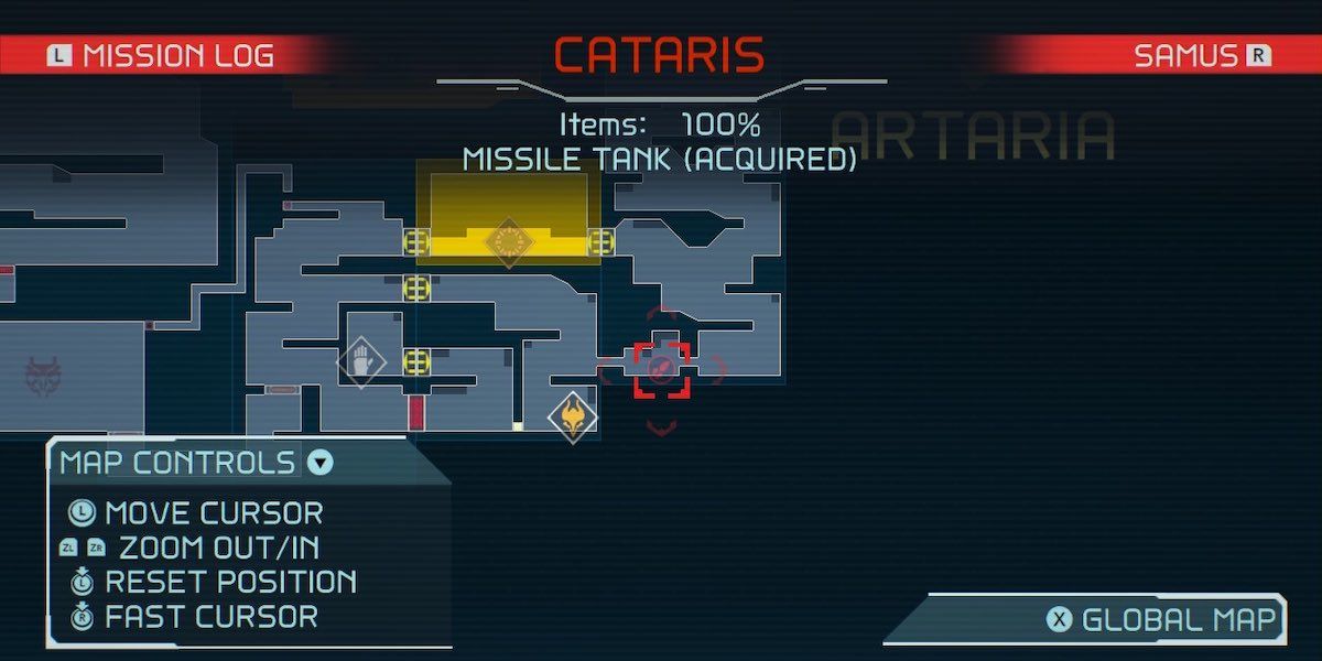 Metroid Dread Cataris Item Guide