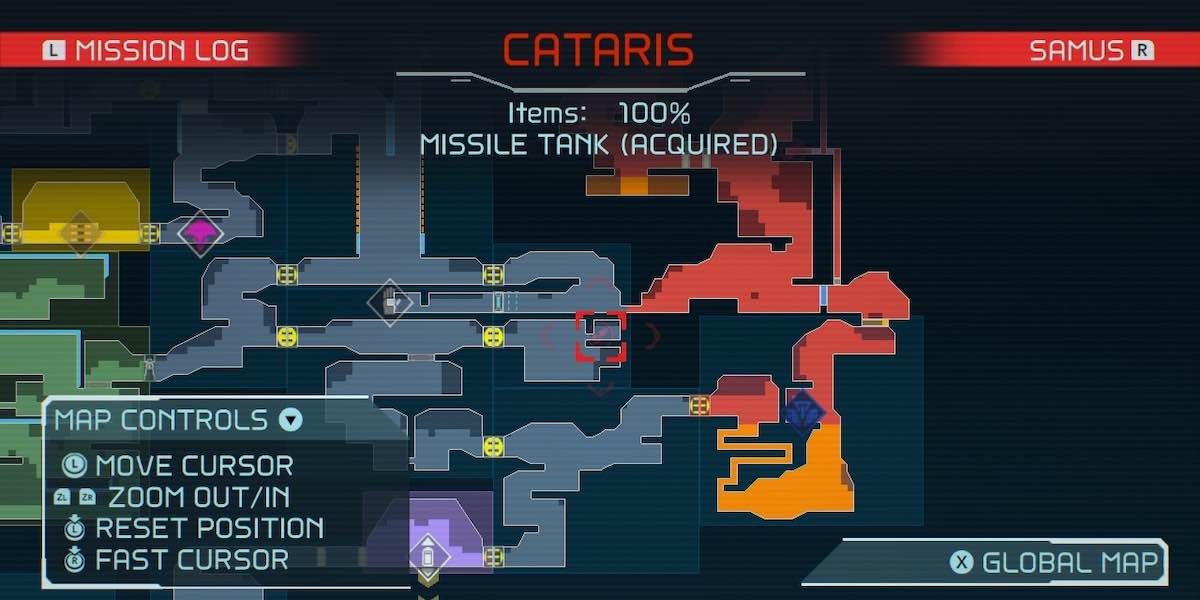 Metroid Dread Cataris Item Guide