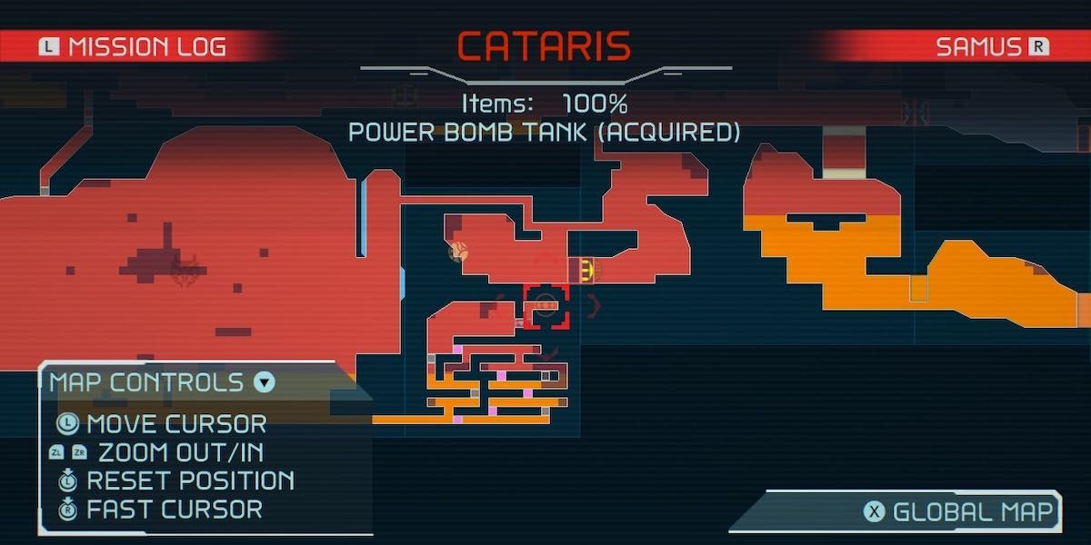 Metroid Dread Cataris Item Guide