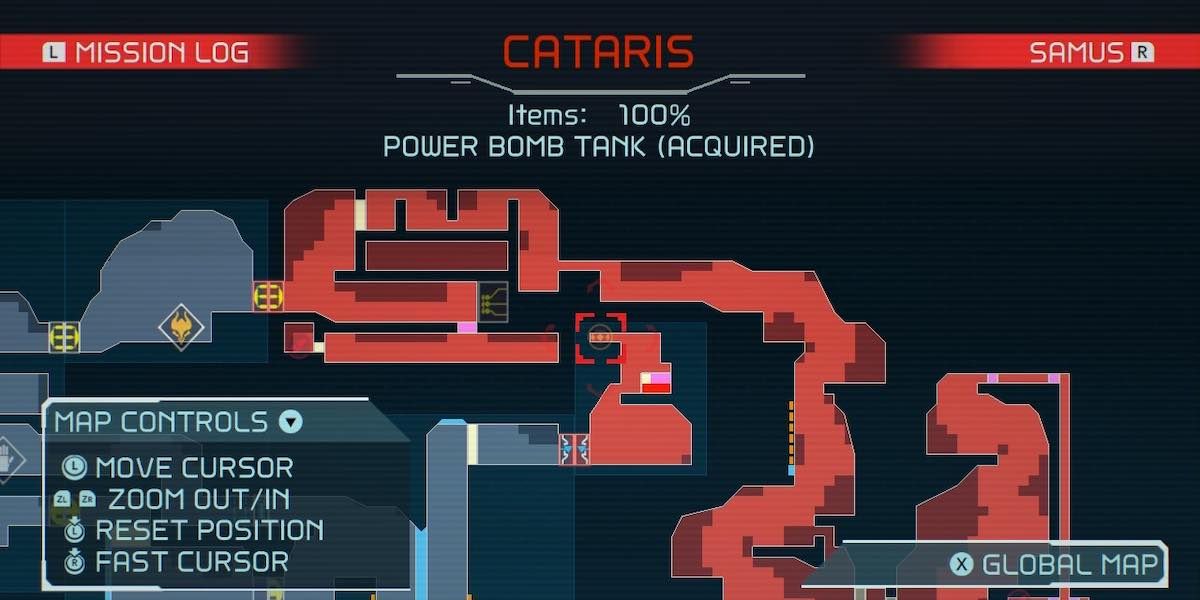 Metroid Dread Cataris Item Guide