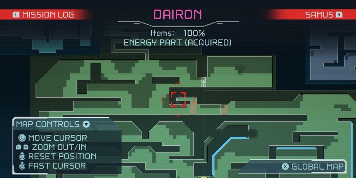 Metroid Dread Dairon Item Guide