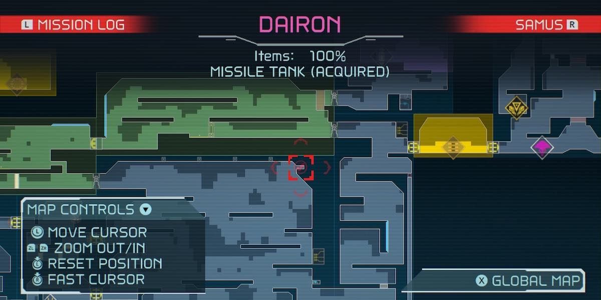 Metroid Dread Dairon Item Guide