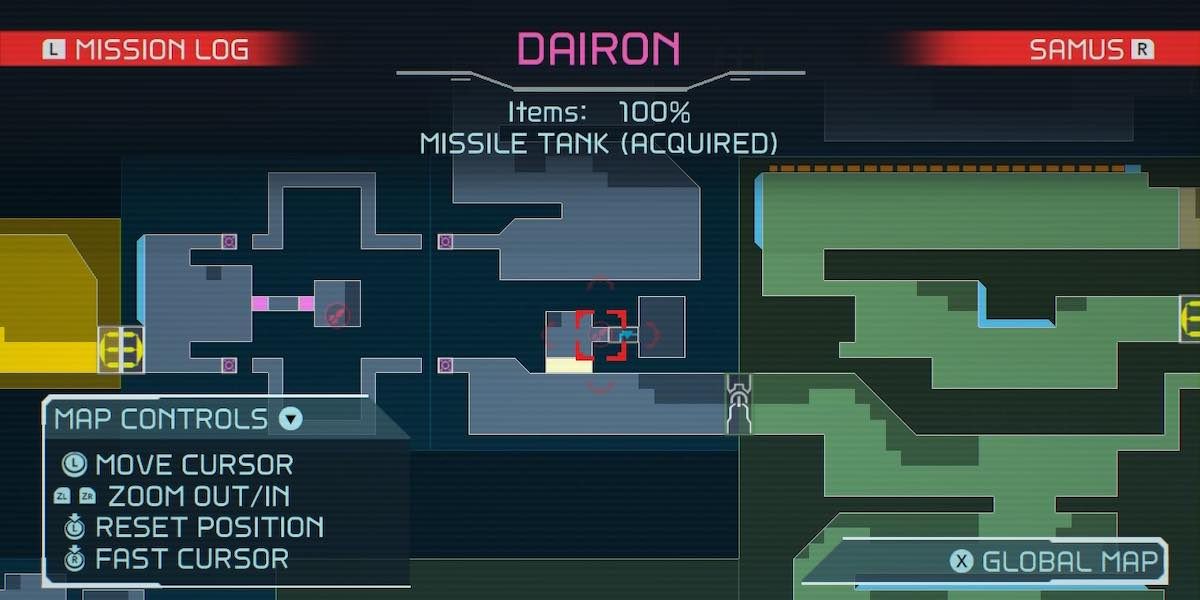 Metroid Dread Dairon Item Guide