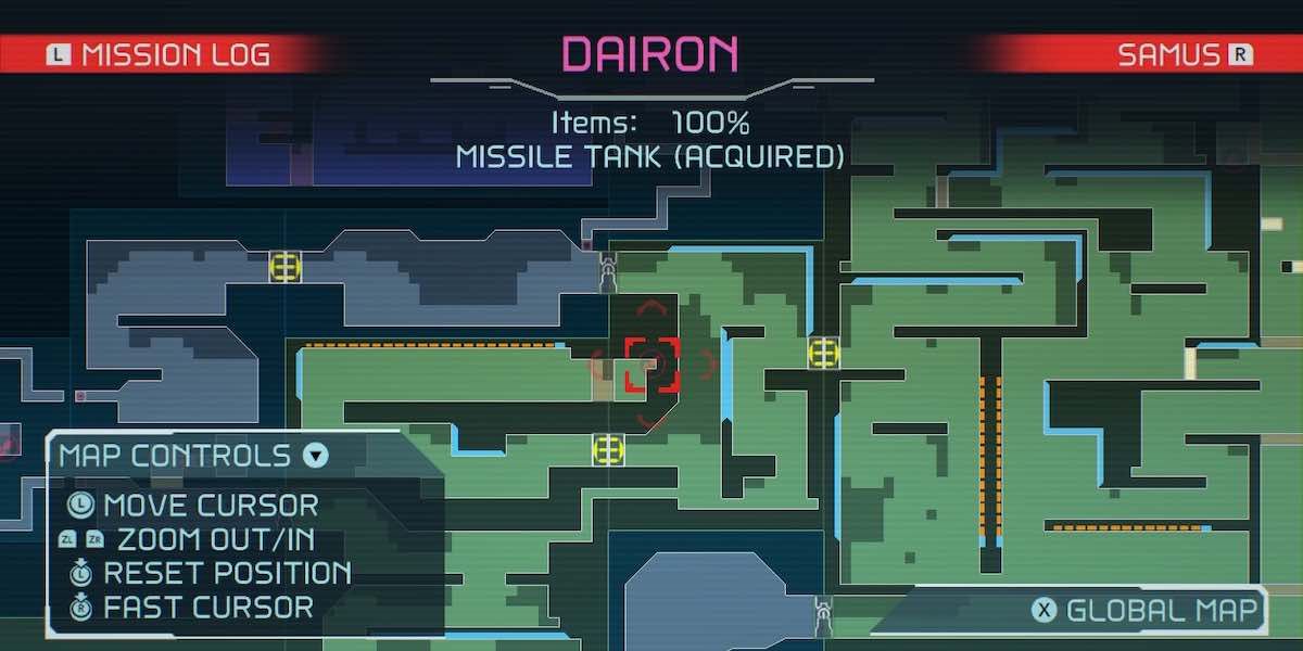 Metroid Dread Dairon Item Guide