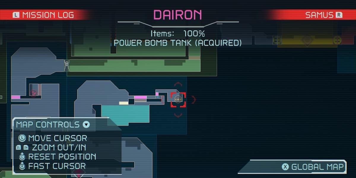 Metroid Dread Dairon Item Guide
