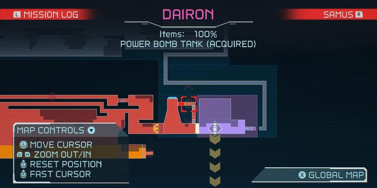 Metroid Dread Dairon Item Guide