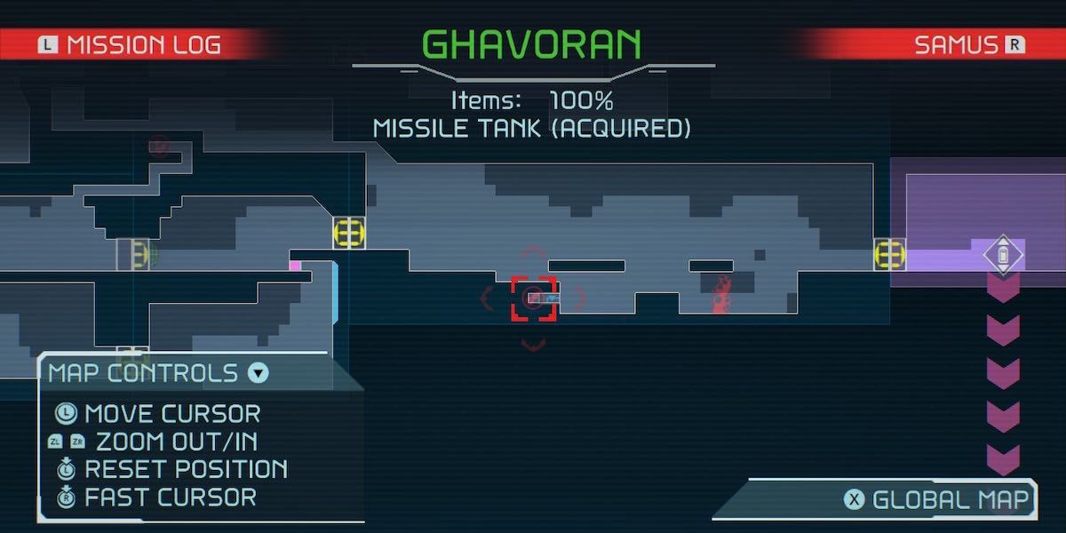 Metroid Dread: How to Find and Collect All Items In Ghavoran