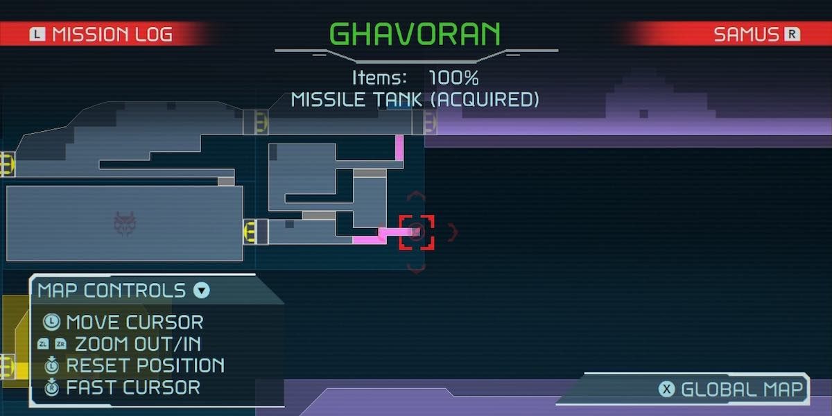 Metroid Dread: How to Find and Collect All Items In Ghavoran