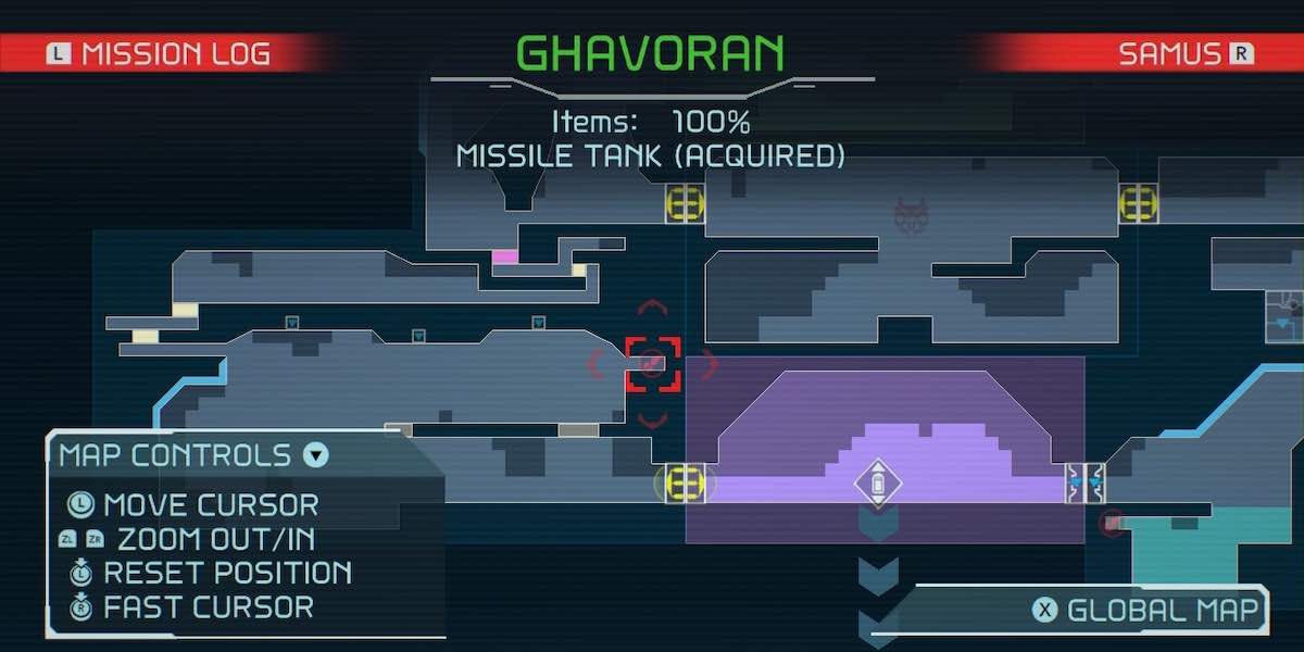 Metroid Dread: How to Find and Collect All Items In Ghavoran