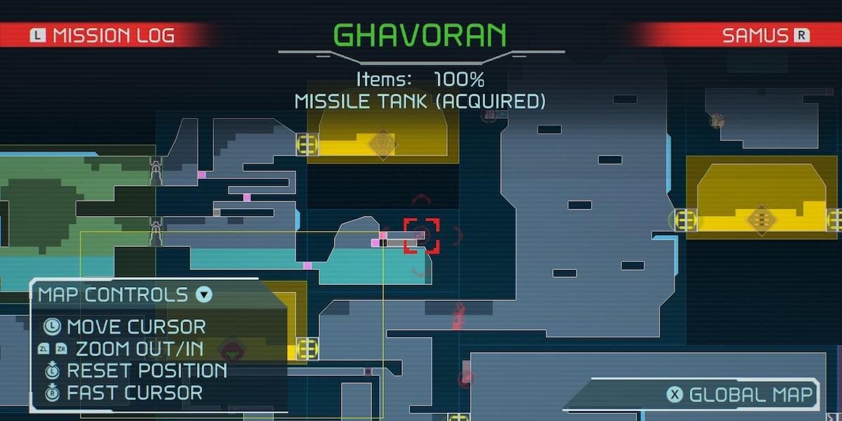 Metroid Dread: How to Find and Collect All Items In Ghavoran