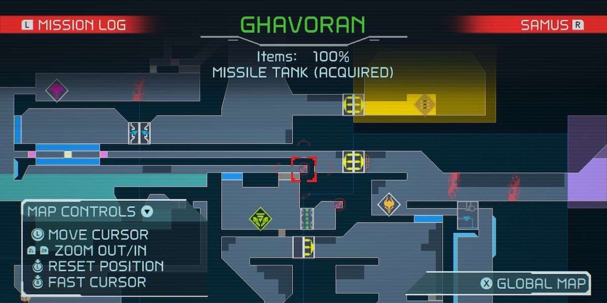 Metroid Dread: How to Find and Collect All Items In Ghavoran