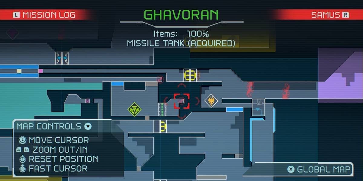 Metroid Dread: How to Find and Collect All Items In Ghavoran