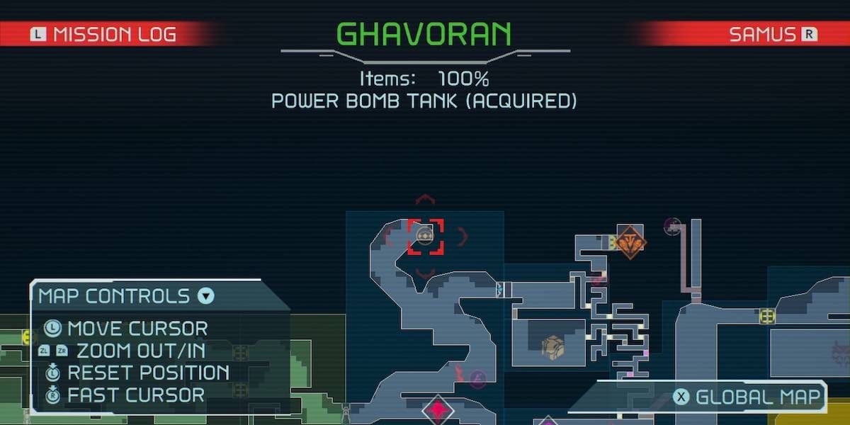 Metroid Dread: How to Find and Collect All Items In Ghavoran