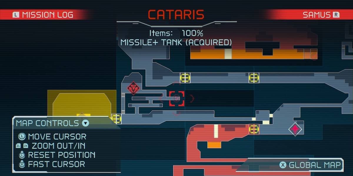 Metroid Dread Cataris Item Guide