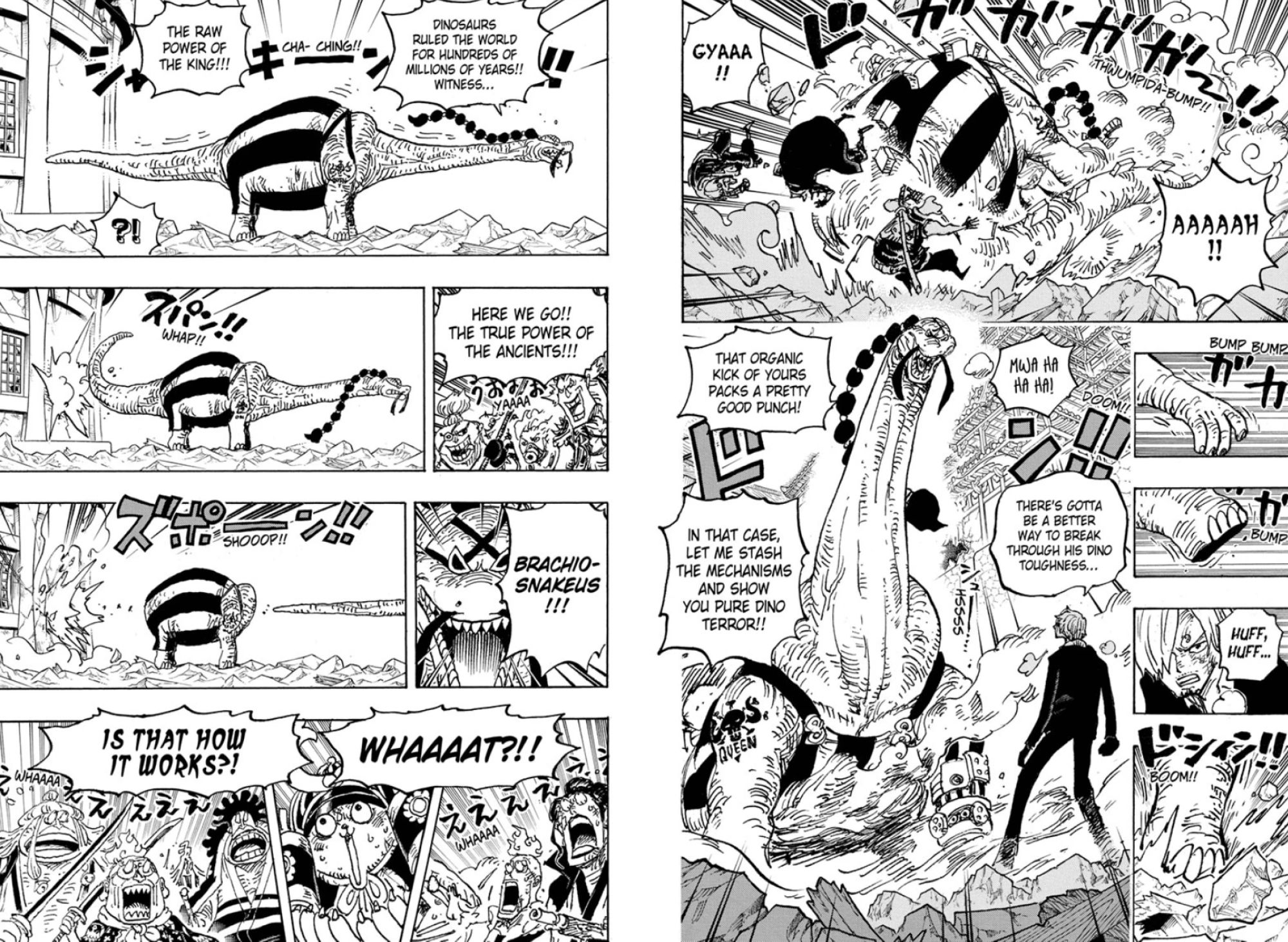 One Piece Chapter #1028 Recap & Spoilers: Brachiosnakeus