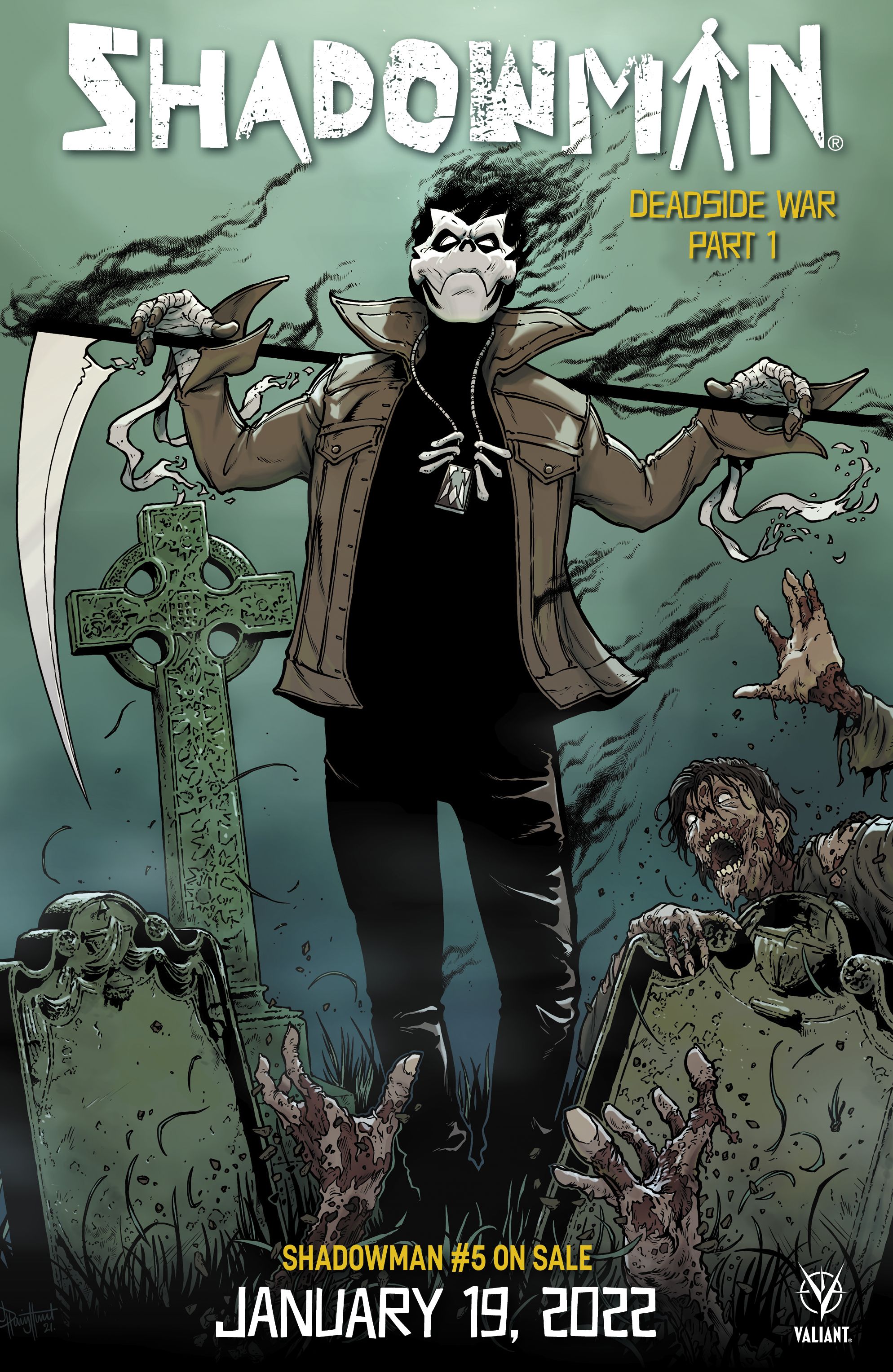Shadowman Goes 'Full On Anime' Against Zombies As Deadside War Begins ...